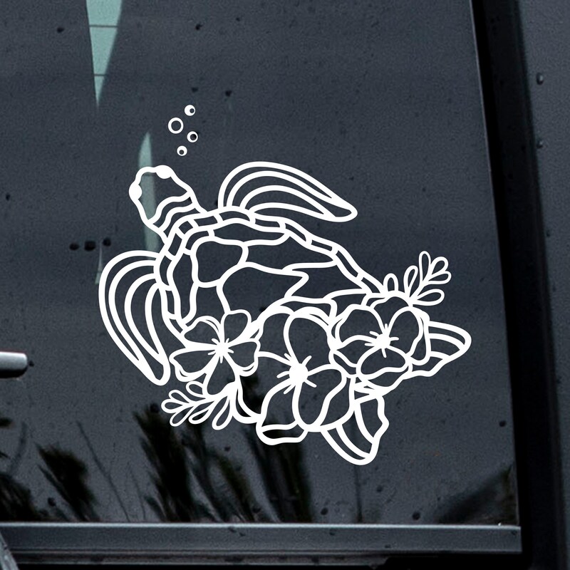 Sea Turtle Decal - Etsy