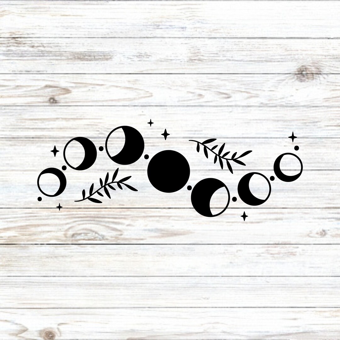 Moon Phase Decal, Witch Decal, Witch Car Decal, Witch Truck Decal ...