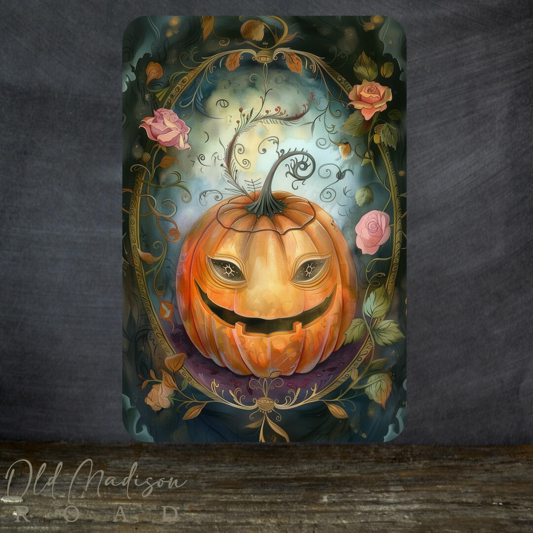 Dark Fantasy Sign - Dark Folk Art Sign - Metal Sign - Whimsical Metal ...