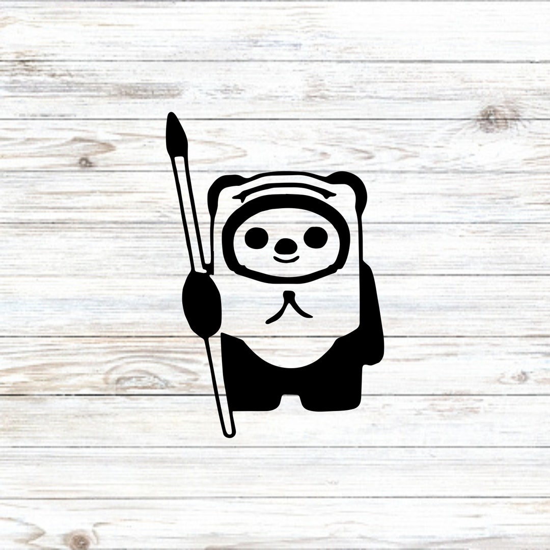 Ewok Decal Star Wars Decal Jedi Decal Star Wars Rebel - Etsy