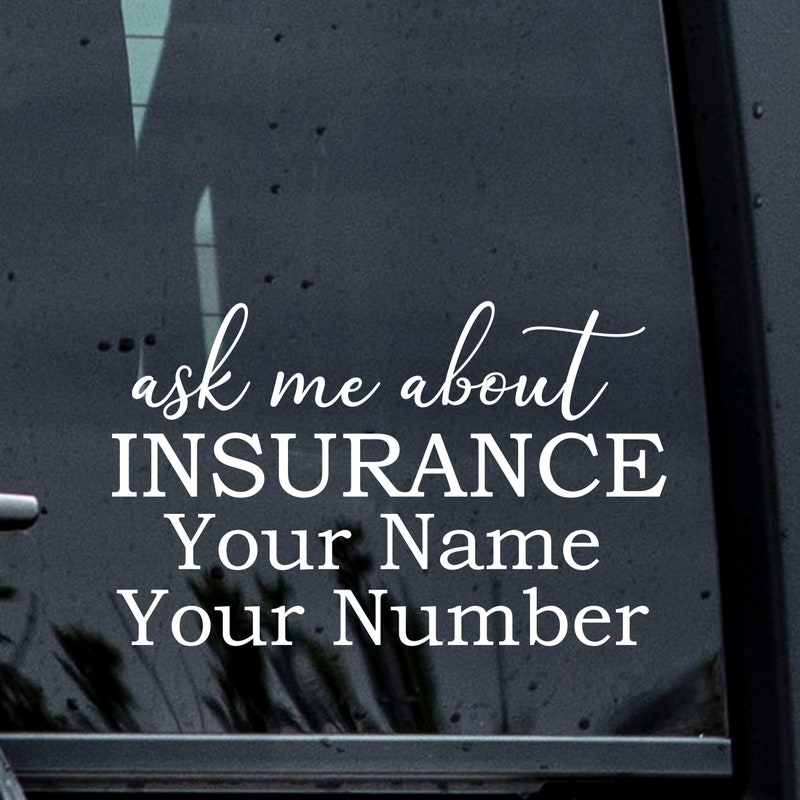 Insurance Stickers - Etsy