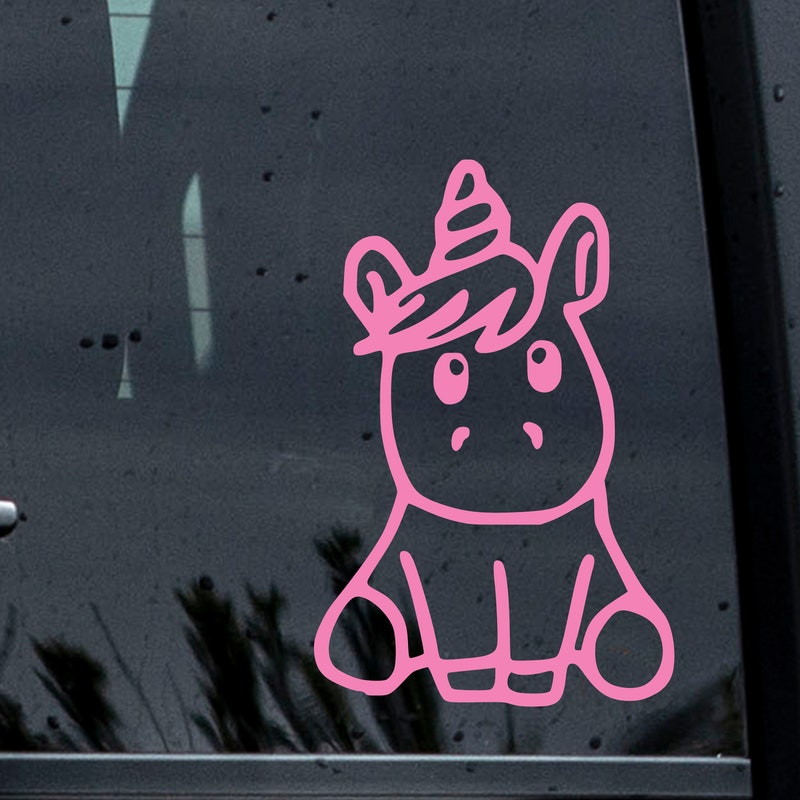 Unicorn Decal - Etsy