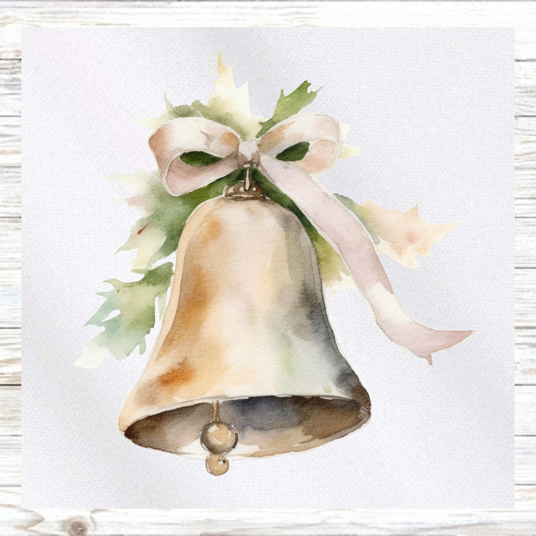 Christmas Fabric Panel- Bells Printed Fabric Panel-quilt Panel-quilting ...