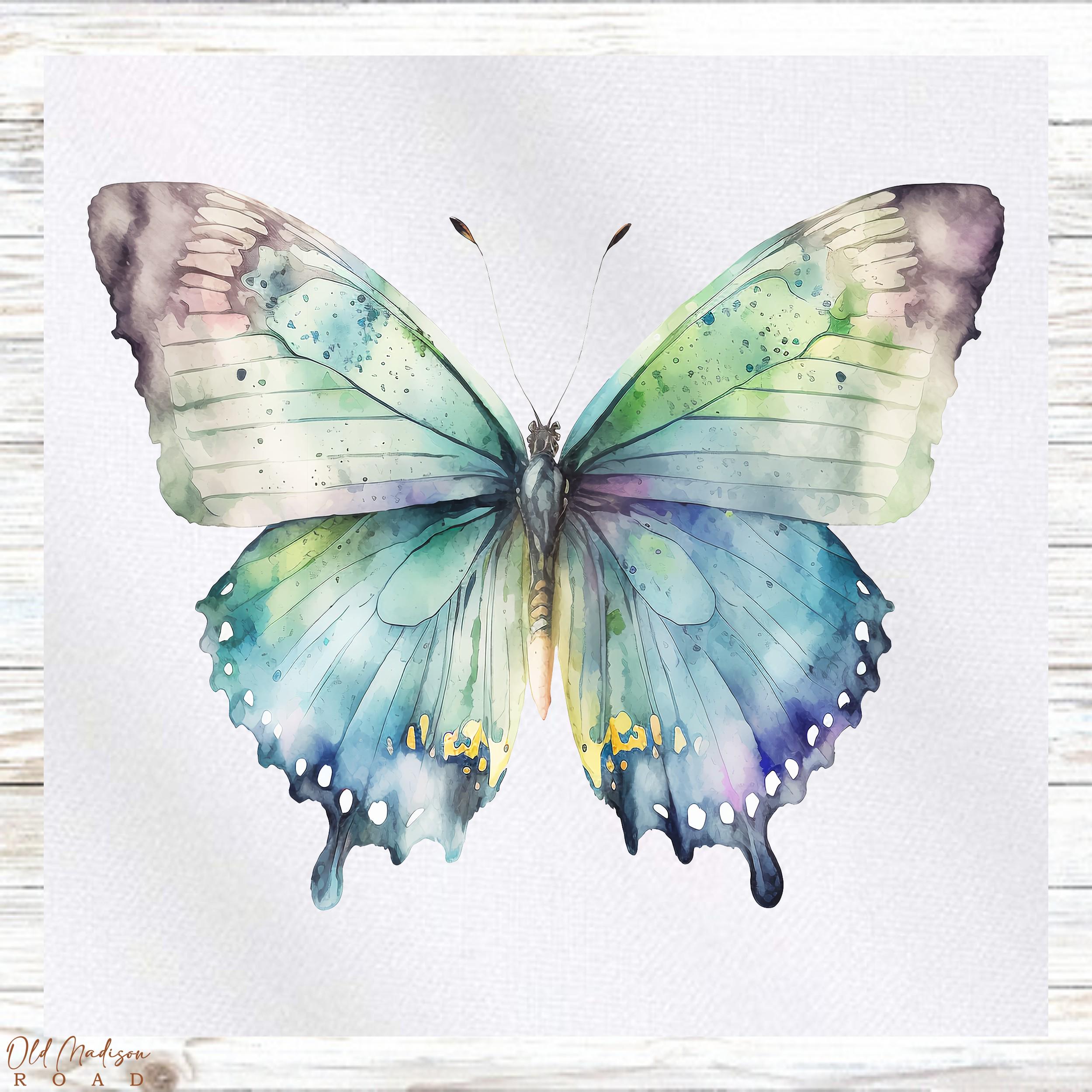 Printed Fabric Panel - Butterfly Fabric Panel - Quilt Panel - Quilting ...