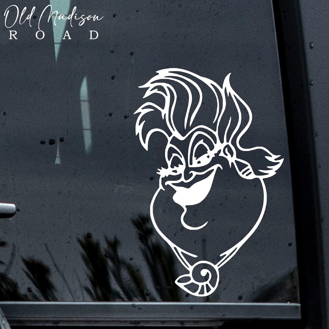 Ursula Decal - What's up Witches Decal - Ursula Opal Decal - Villain ...