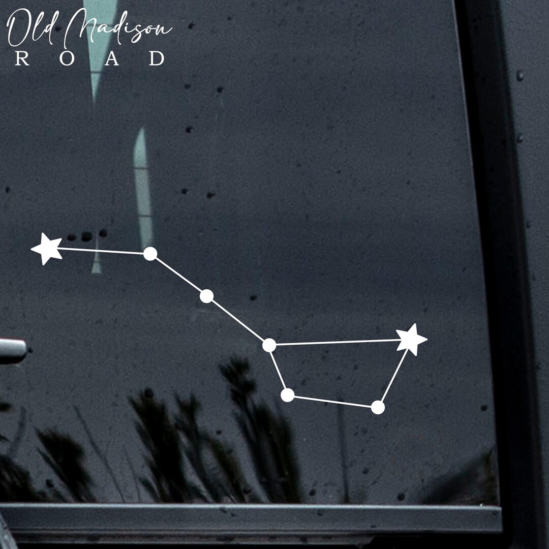 Ursa Major Constellation Decal Ursa Major Decal Constellation Decal ...
