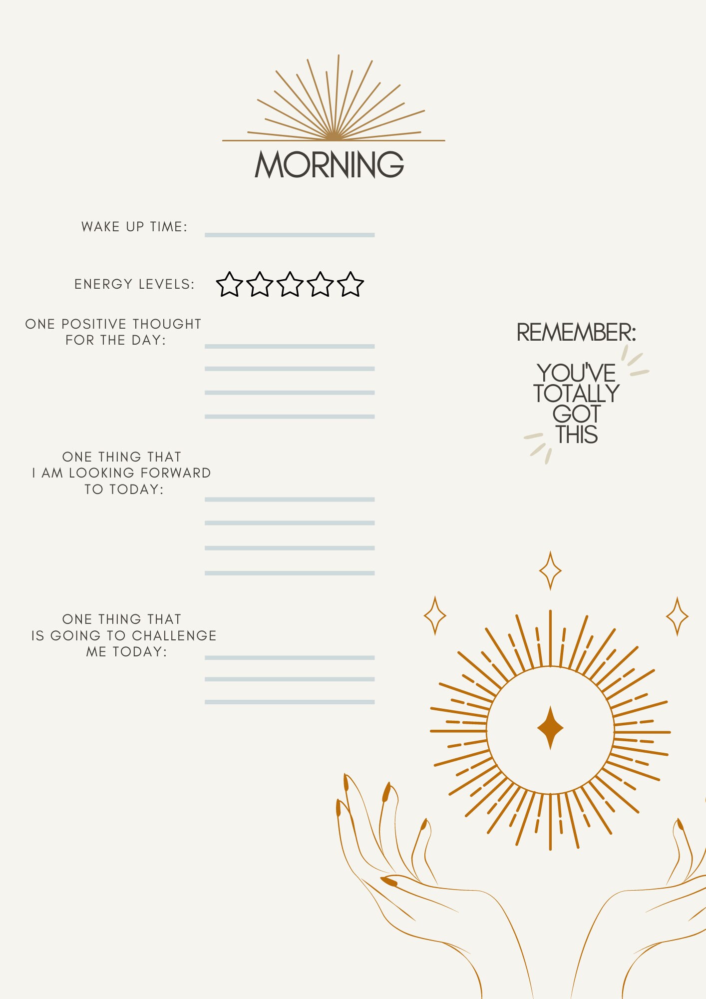 Morning and Evening Guided Journal Wellness Journal Mental Health Help ...