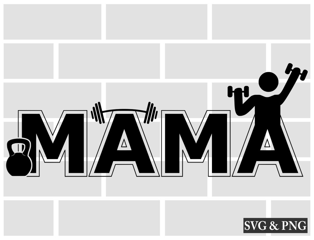 Fit Mom Svg Fitness Svg Workout Svg Gym Shirt Svg Barbell Svg Crossfit ...
