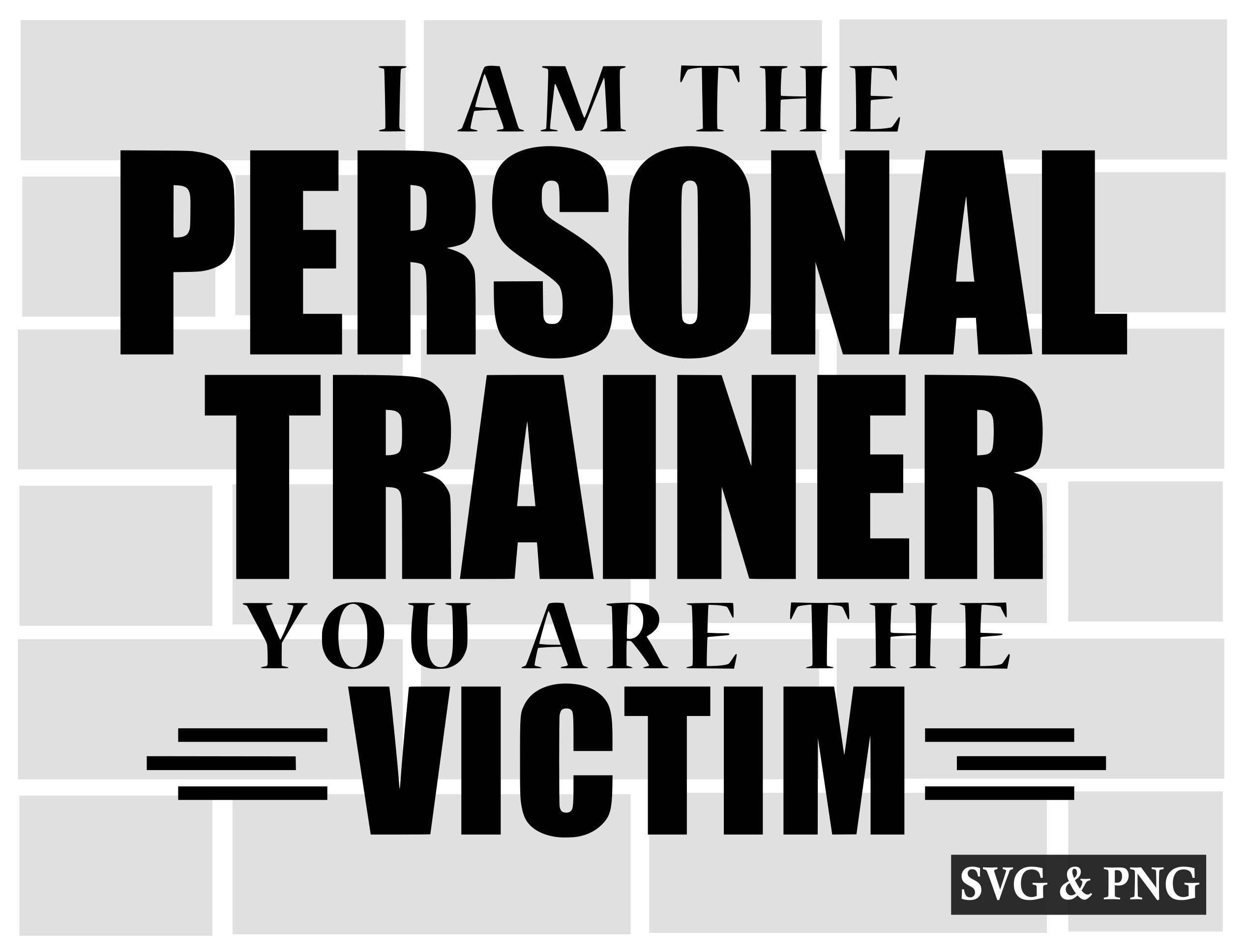 Personal Trainer SVG Trainer SVG Fitness SVG Coach Svg - Etsy