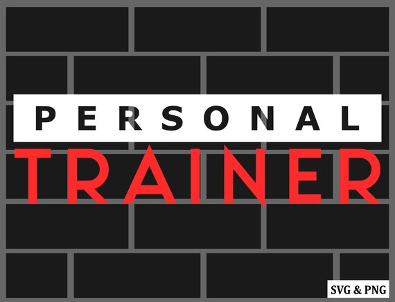 Personal Trainer SVG Certified Personal Trainer SVG - Etsy