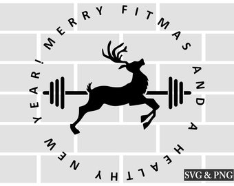Merry Liftmas SVG Christmas Workout SVG Holiday Fitness - Etsy