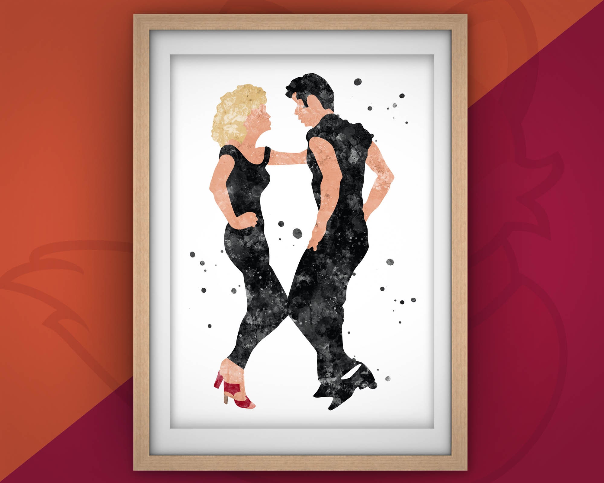 Grease Musical Watercolor Print: Broadway Wall Decor - Etsy