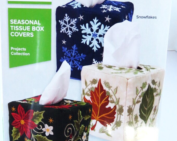 Anita Goodesign "seasonal Tissue Box Covers" - Etsy