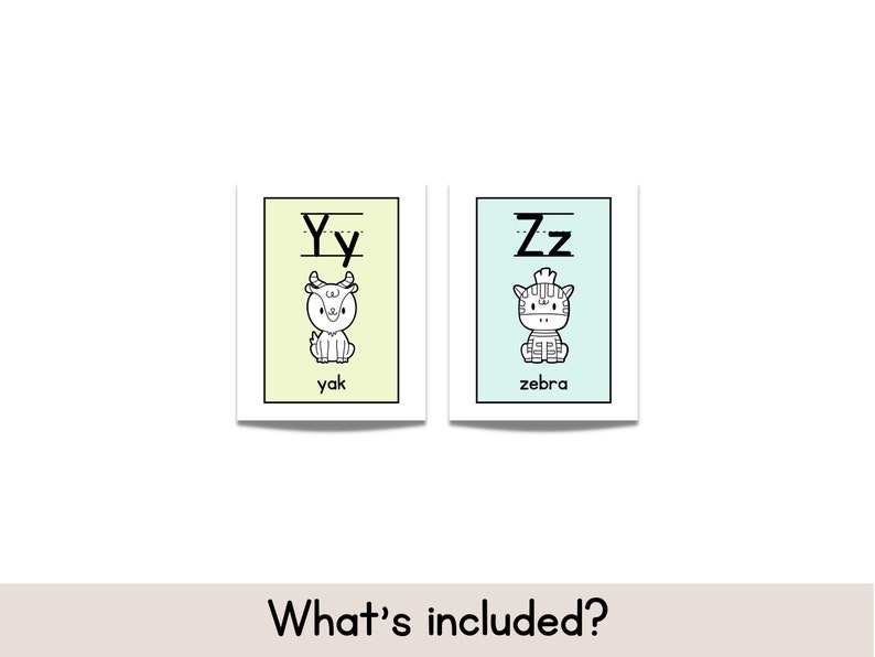 Pastel Animals Alphabet Posters for Classroom Displays Alphabet Posters ...