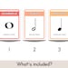 Music Notes Poster Set: Classroom Decor (digital Download) - Etsy