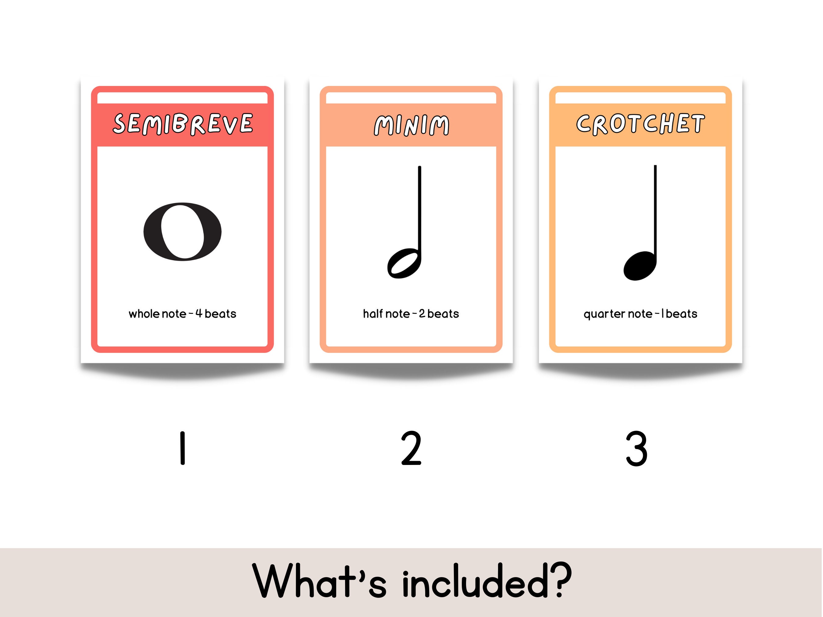 Music Notes Display Posters Printables | Set of 15 Music Notes Posters ...