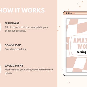 Boho Amazing Work Coming Soon Posters Display | Groovy Classroom Poster ...