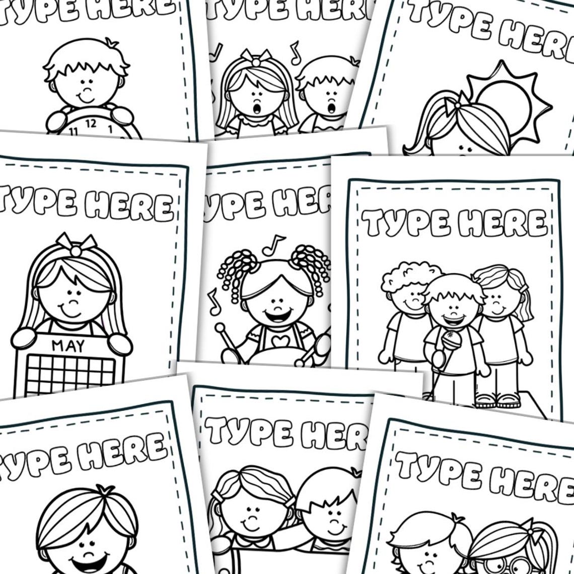 Student Book Covers | Workbook Covers | Subject Covers | Classroom ...