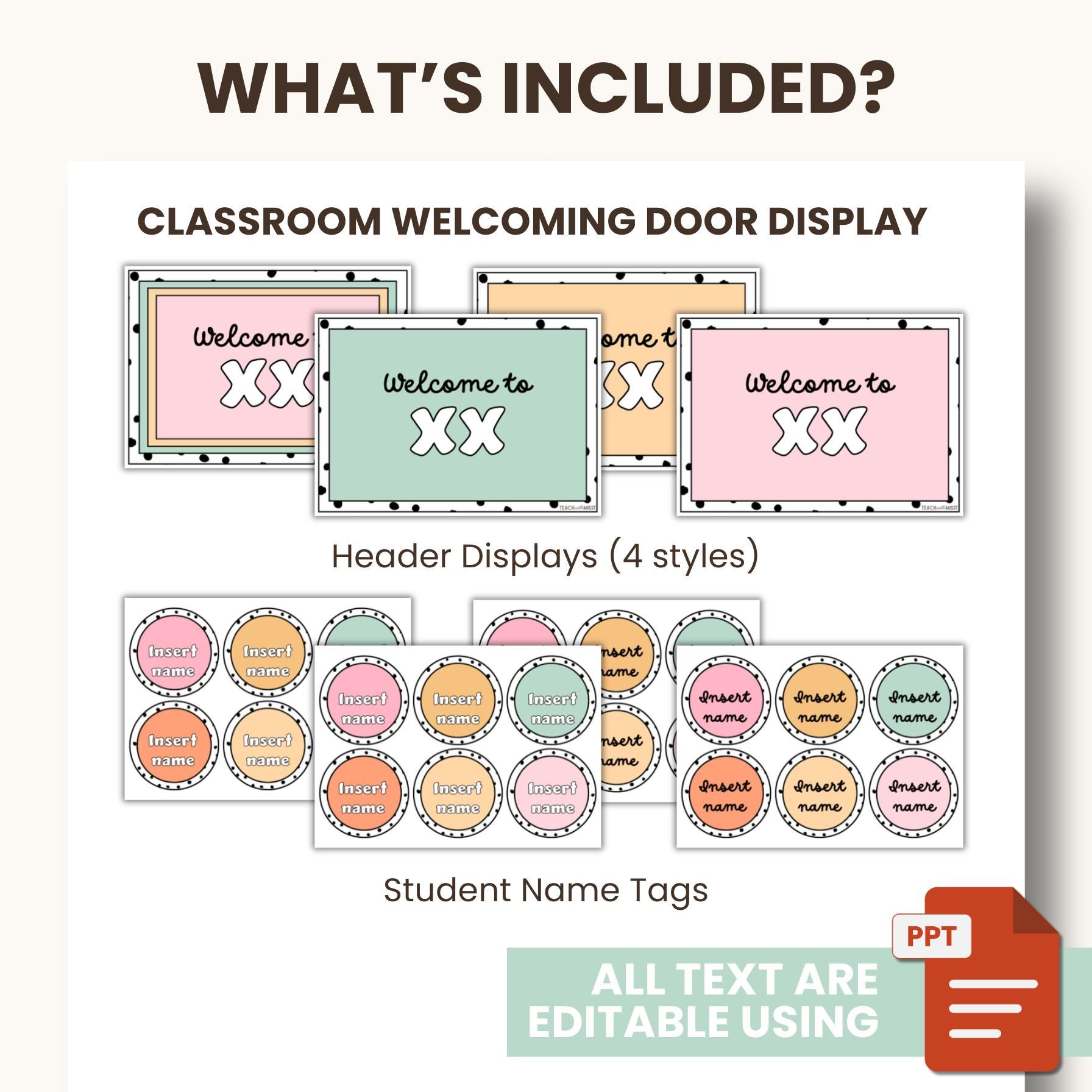 Boho Classroom Door Decor: Welcome Sign (digital Download) - Etsy