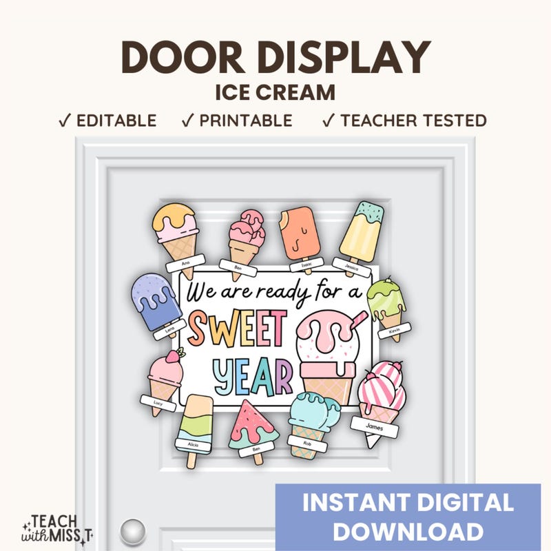 Ice Cream Bulletin Board - Etsy