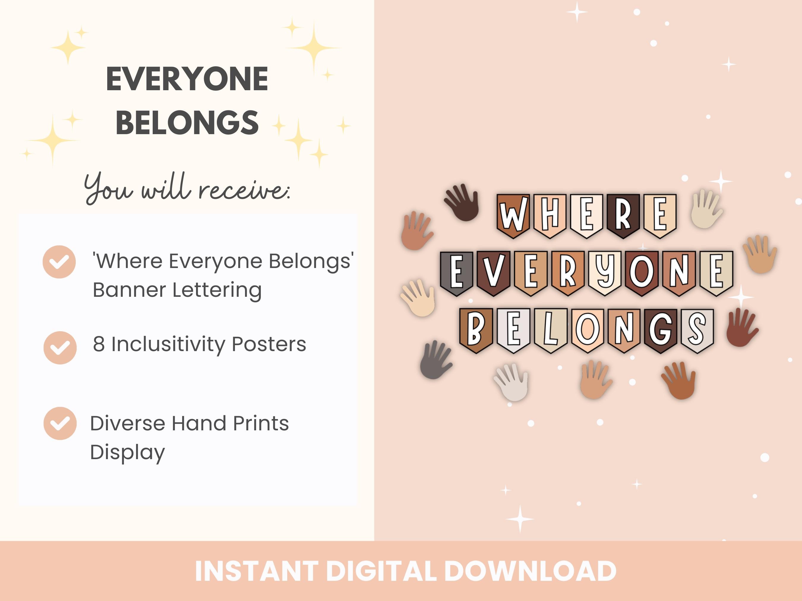 Harmony Day Bulletin Board Display Bundle | Inclusive Classroom Poster ...