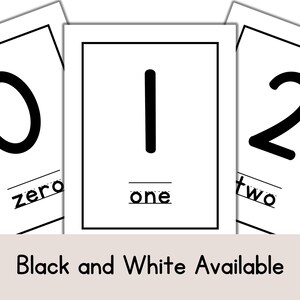 Counting Number Posters Printables | Numbers Flashcards for Kids ...