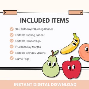 Fruit Fiesta Classroom Birthday Display | Classroom Bulletin Board ...