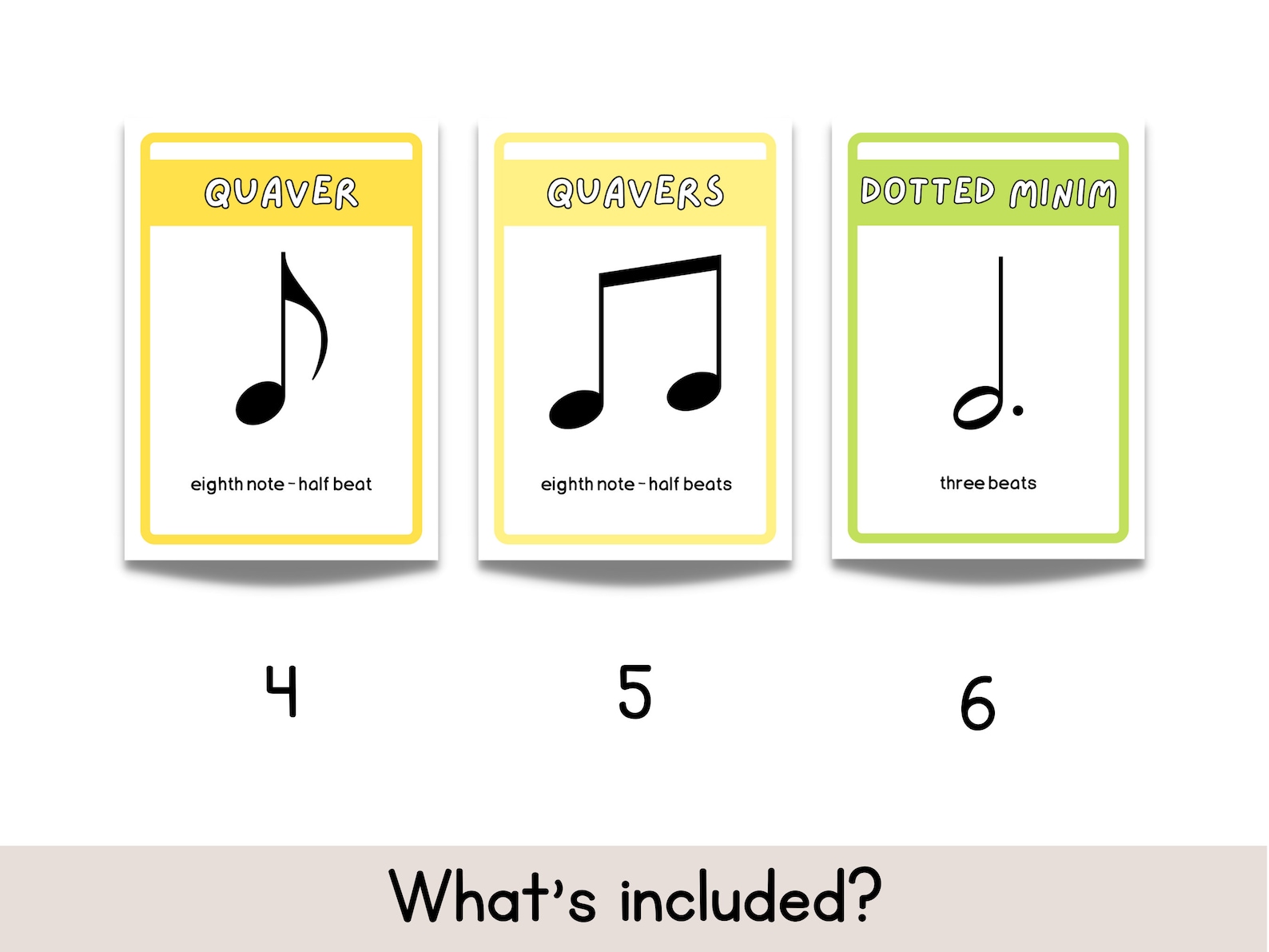 Music Notes Display Posters Printables | Set of 15 Music Notes Posters ...