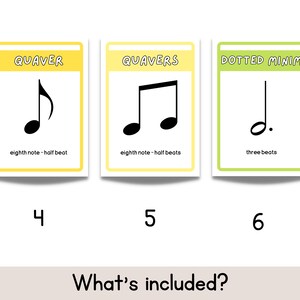 Music Notes Display Posters Printables | Set of 15 Music Notes Posters ...