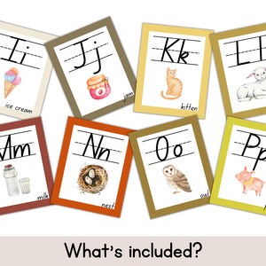 Farm Alphabet Posters Display ABC Alphabet Classroom Decor Alphabet ...