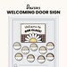 Neutral Classroom Door Sign: Editable Teacher Decor (digital Download ...