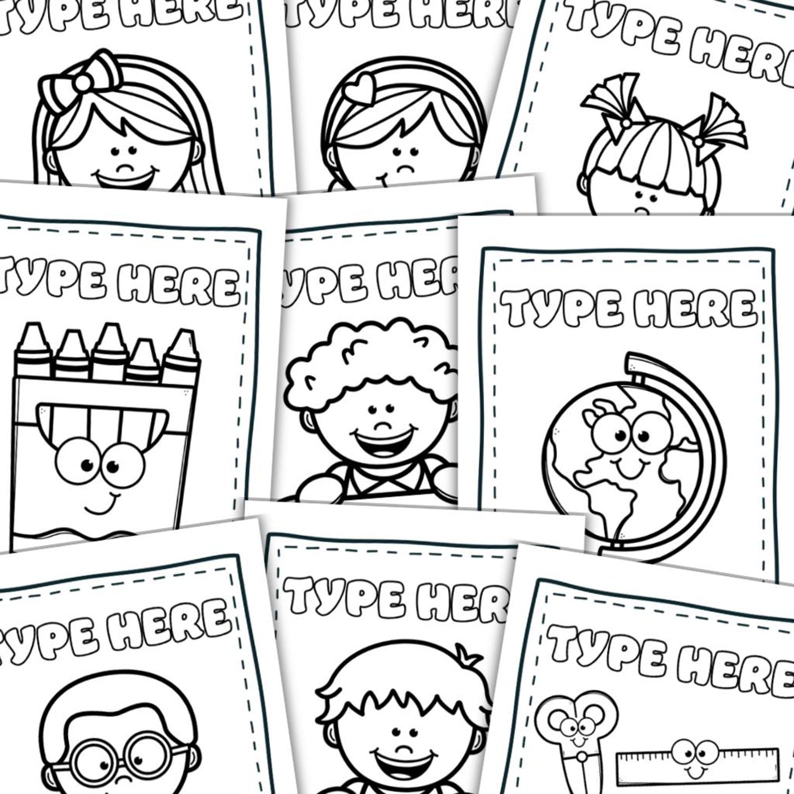 Student Book Covers | Workbook Covers | Subject Covers | Classroom ...