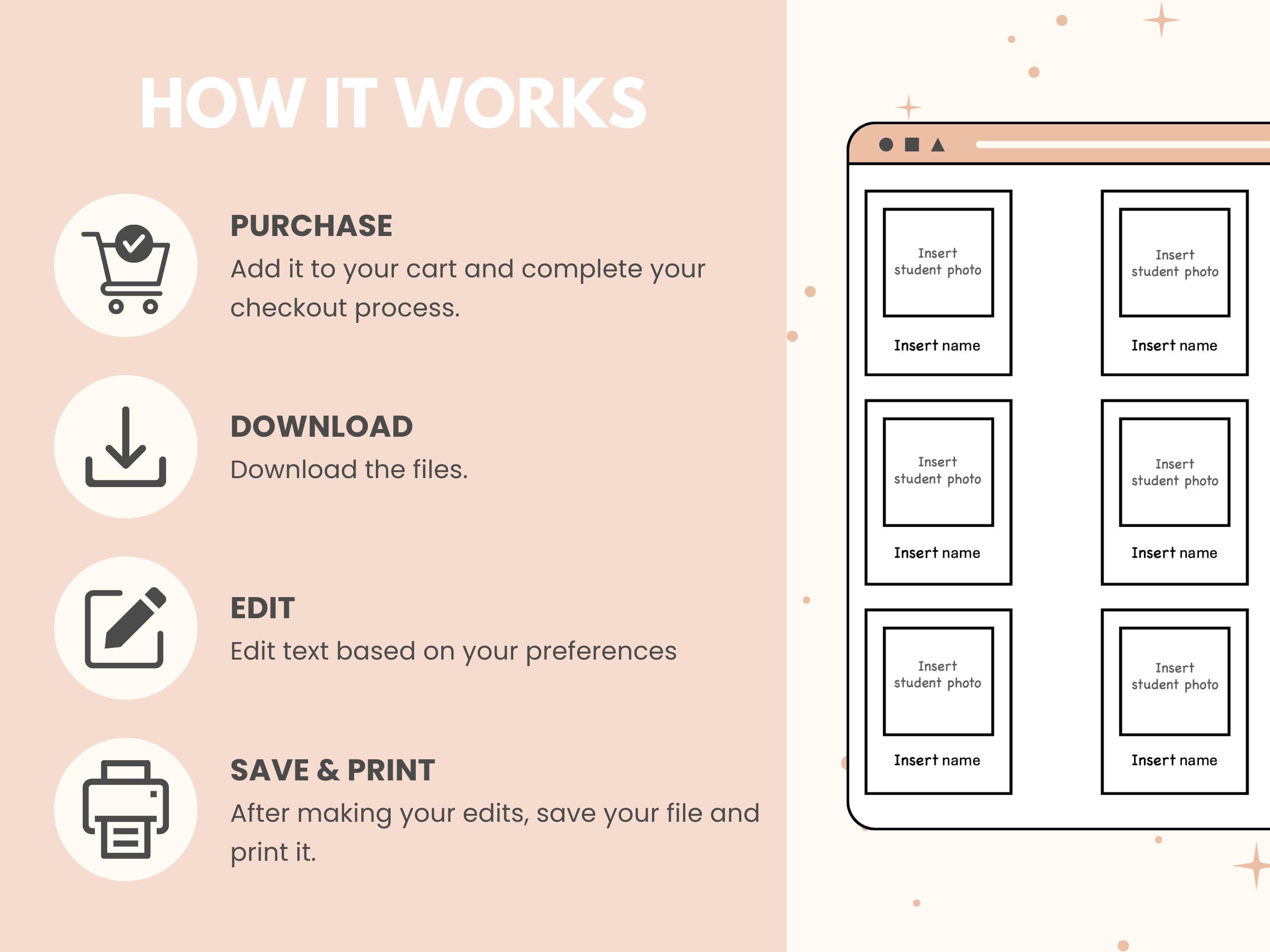 Polaroid Camera Classroom Door Display: Back to School Decor (digital ...