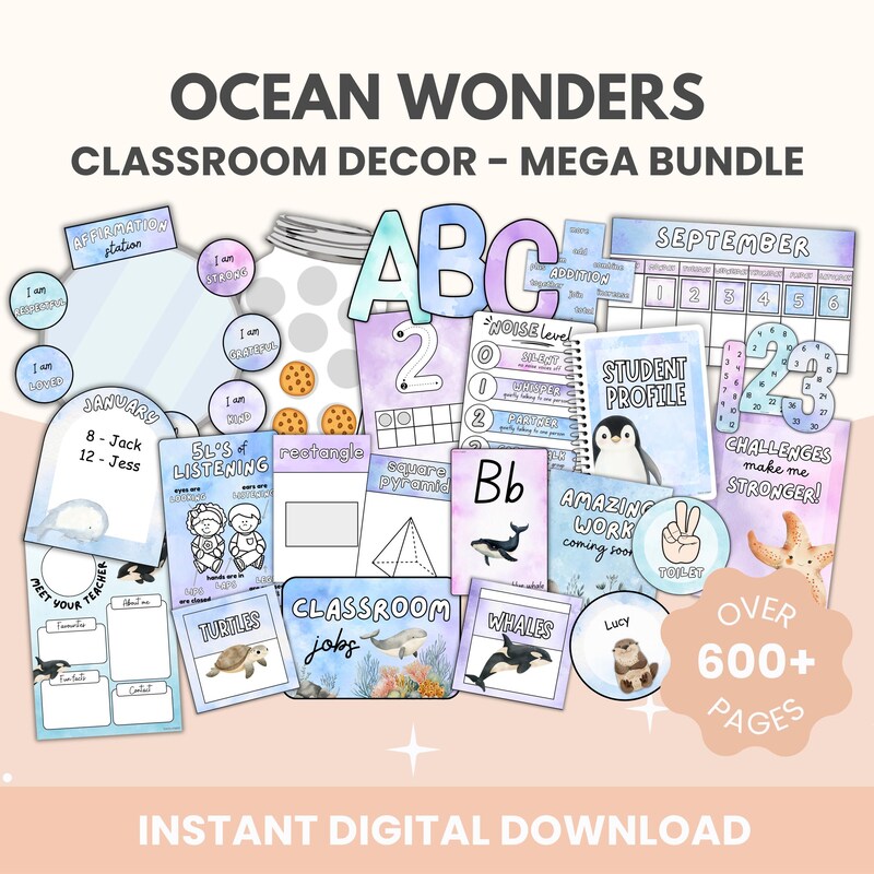 Ocean Theme Classroom - Etsy
