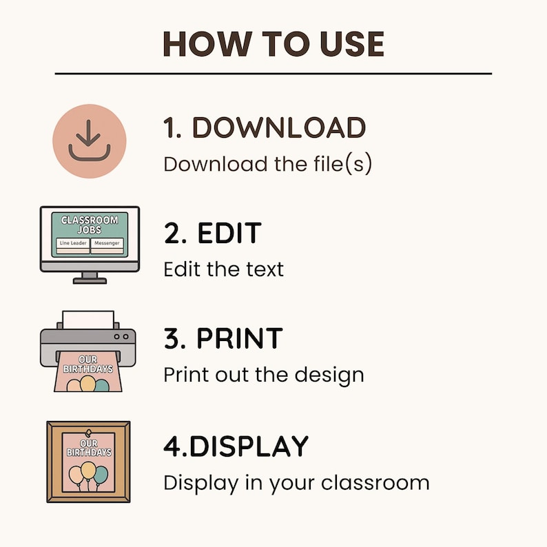 Hot Air Balloon Birthday Bulletin Board: Rainbow Classroom Decor ...