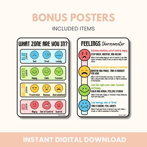 Zones of Regulation Classroom Display: Coping Skills Flashcards ...