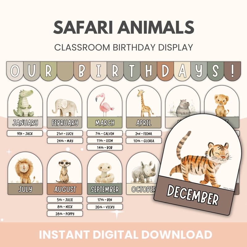 Jungle Classroom - Etsy