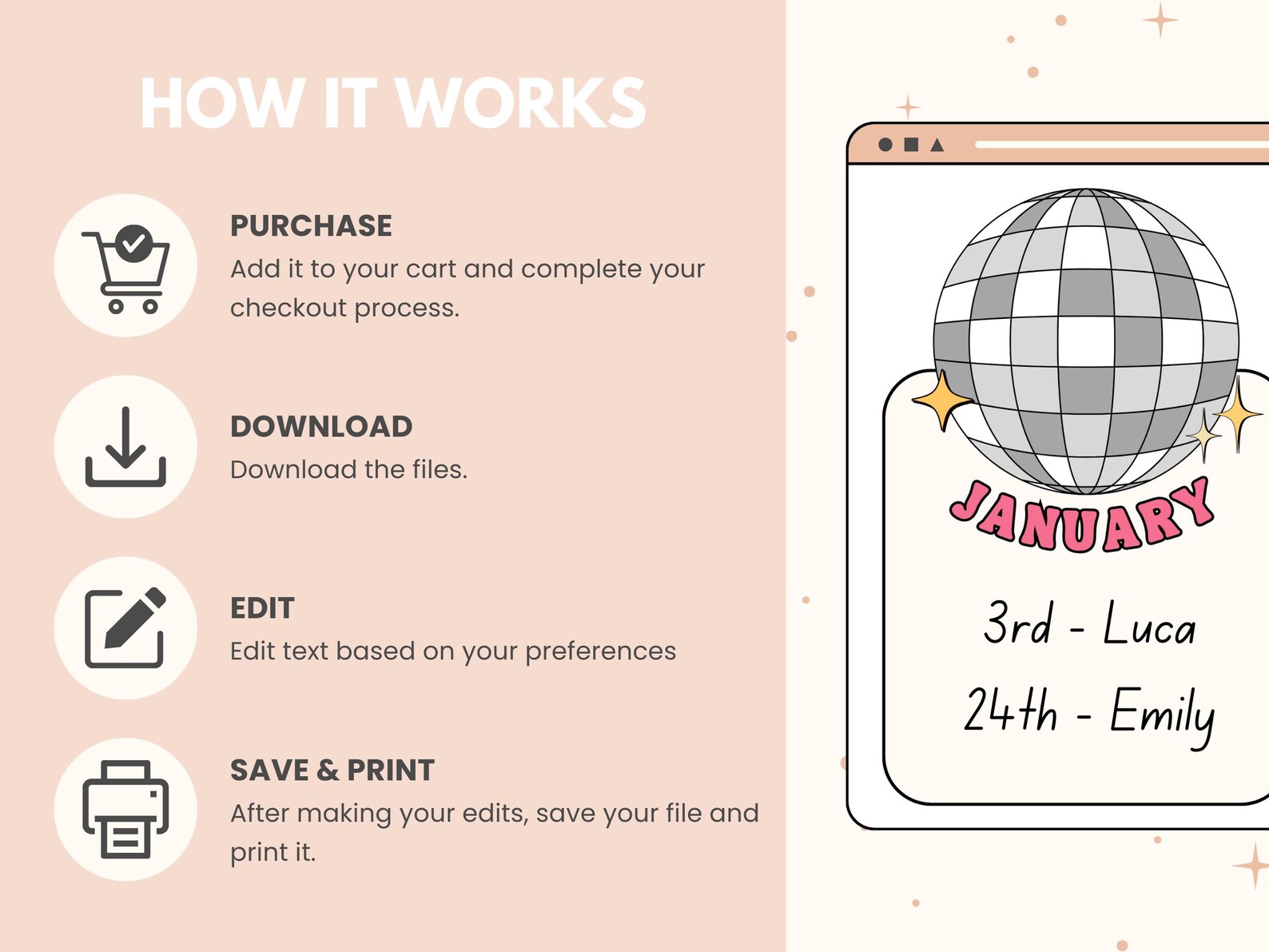 Disco Ball Classroom Birthday Display | Retro Birthday Bulletin Board ...