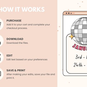 Disco Ball Classroom Birthday Display | Retro Birthday Bulletin Board ...