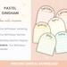 Pastel Gingham Classroom Birthday Display (digital Download) - Etsy