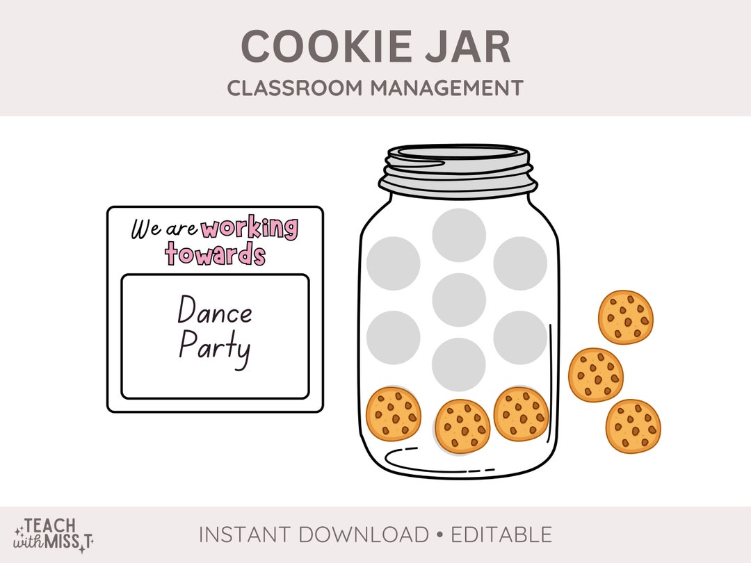 Cookie Jar Classroom Reward Display Classroom Management Classroom ...