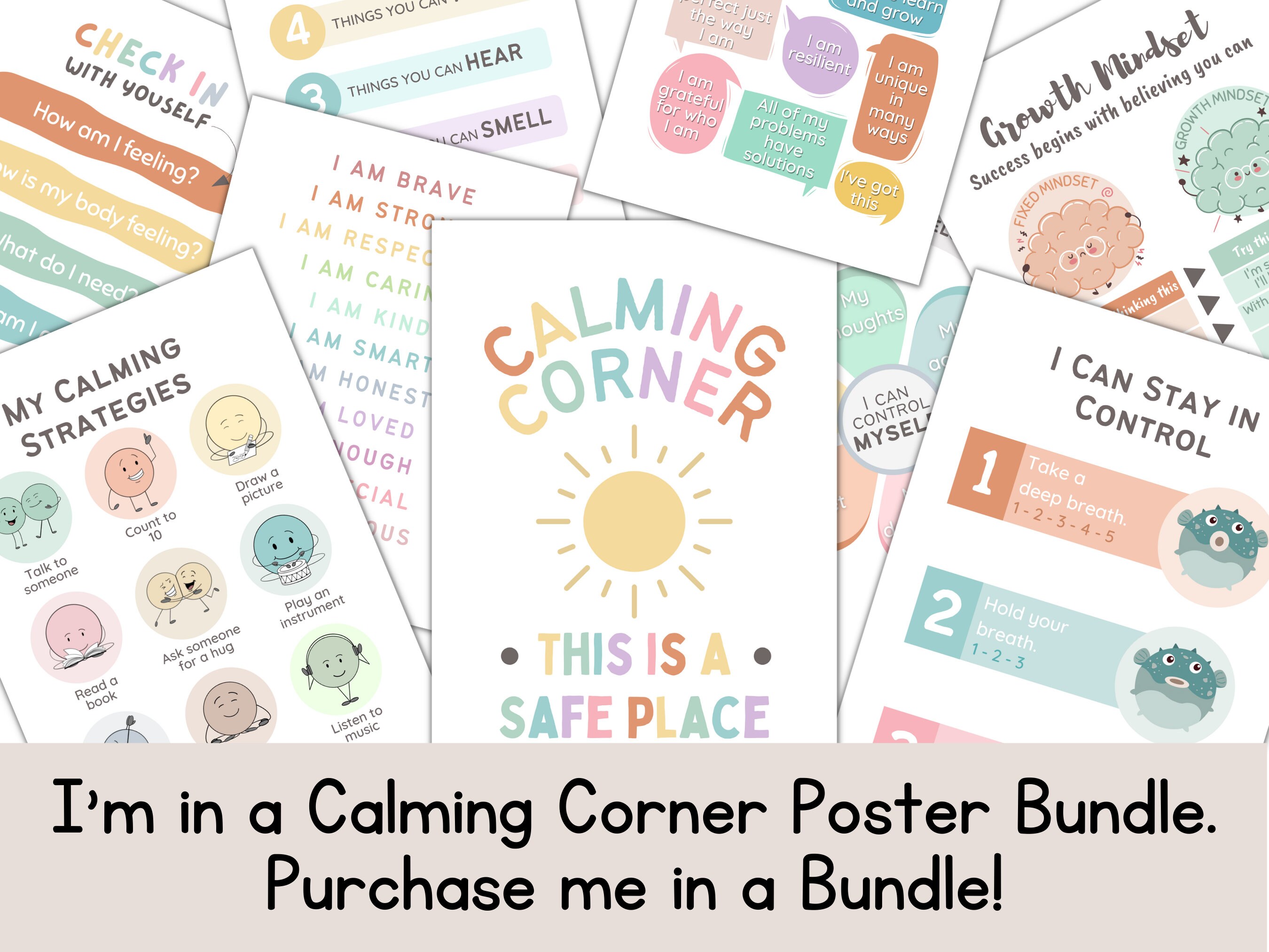 Star Breathing Poster Mindfulness Breathing Mental Health - Etsy