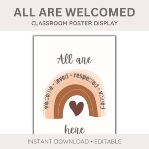 Inclusive Classroom Art, Diversity Poster, Human Equality Art, Kids ...