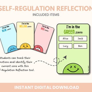Zones of Regulation Classroom Display: Coping Skills Flashcards ...