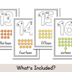 Number Formation Tracing Cards Printable Montessori Learning Preschool ...