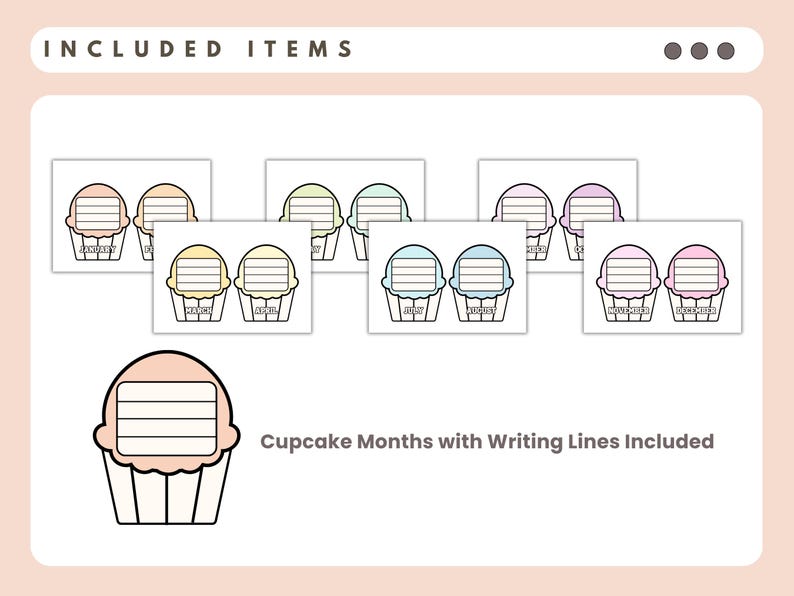 Cupcake Birthday Display Bundle Pastel Rainbow Classroom Birthday ...