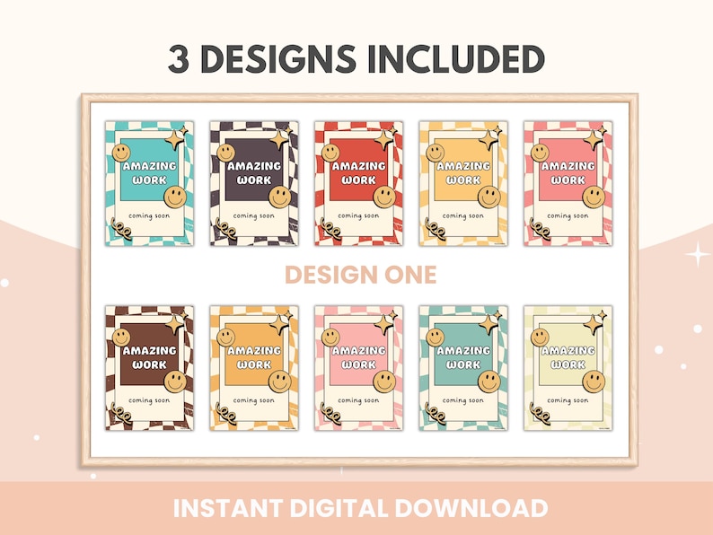 Groovy Retro Amazing Work Coming Soon Posters | Groovy Retro Bulletin ...
