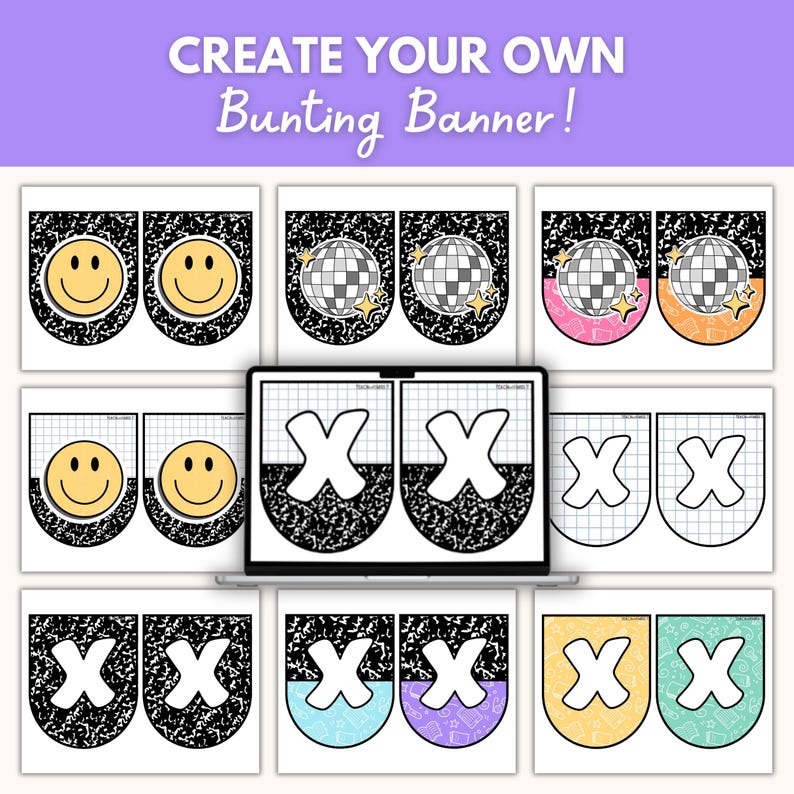 Composition Notebook Classroom Birthday Display Kit: Bulletin Board ...