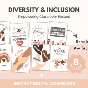 Inclusive Classroom Art, Diversity Poster, Human Equality Art, Kids ...