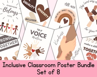 Inclusive Classroom Poster - Etsy